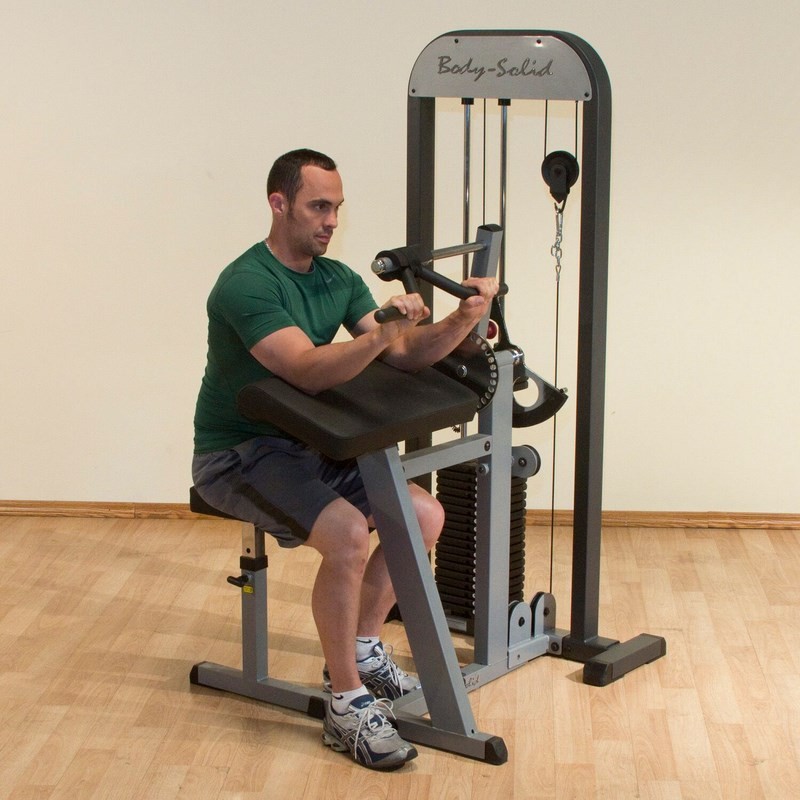 BODY-SOLID PRO SELECT BICEPS & TRICEPS MACHINE GCBT-STK