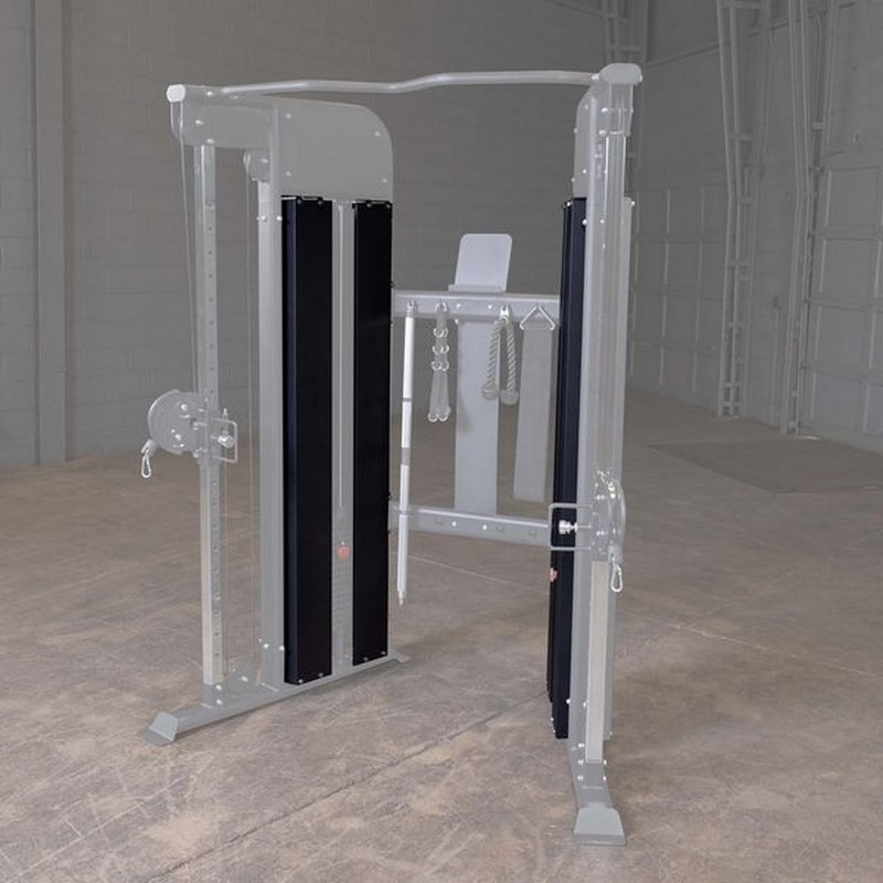 BODY-SOLID OPTION FUNCTIONAL TRAINER GFT100 WEIGHT STACK SHROUDS