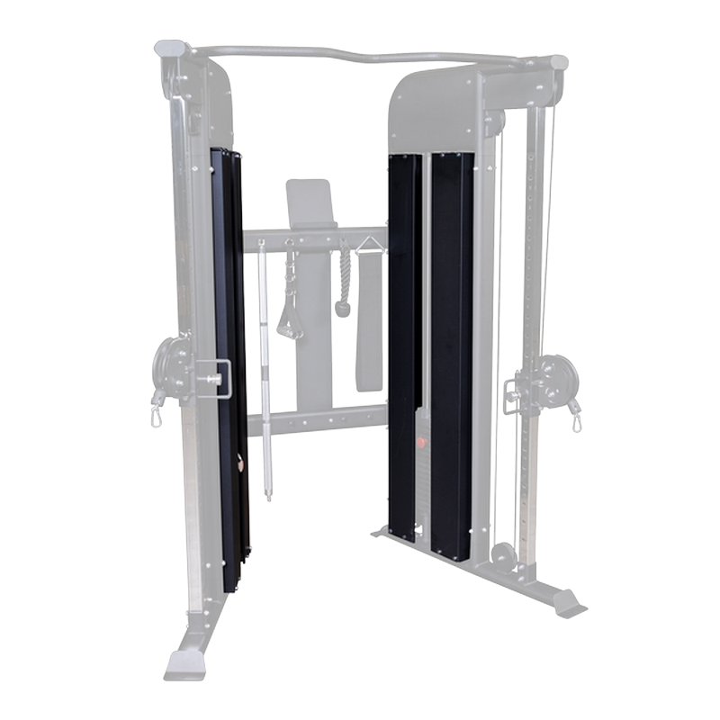 BODY-SOLID OPTION FUNCTIONAL TRAINER GFT100 WEIGHT STACK SHROUDS